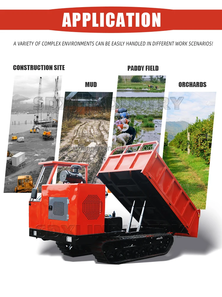 Mini Rubber Crawler Dump Truck Mini Tippers Track Dumper - Buy Sand ...