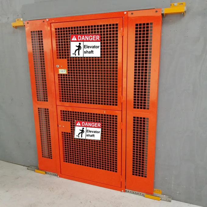 Elevator Hoistway Barricade Lift Well Safety Enclosure Lift Shaft ...