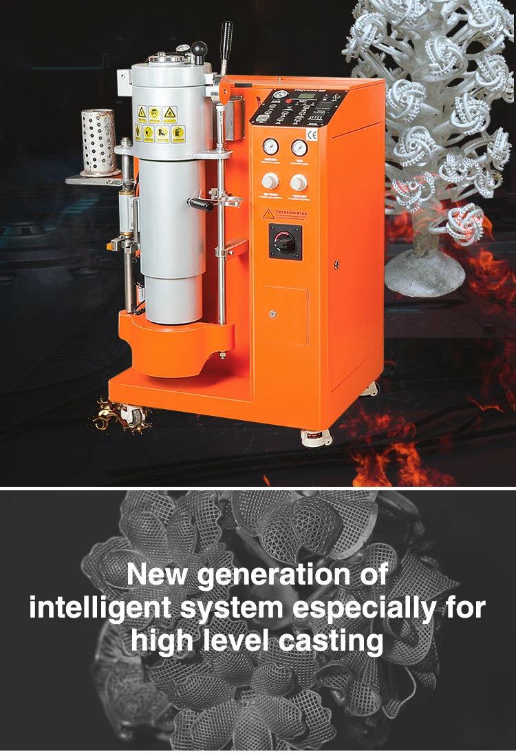Semi-automatic Vacuum Pressure Casting Machine for Jewelry