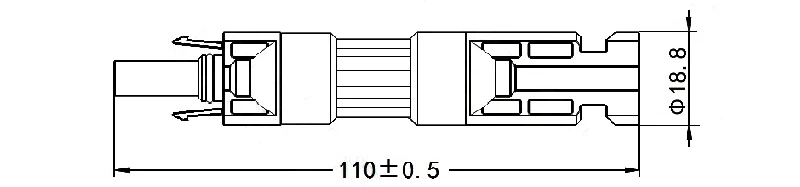 15a 20a Photovoltaic Solar Connector Diode Dc Crimp Terminal Copper ...