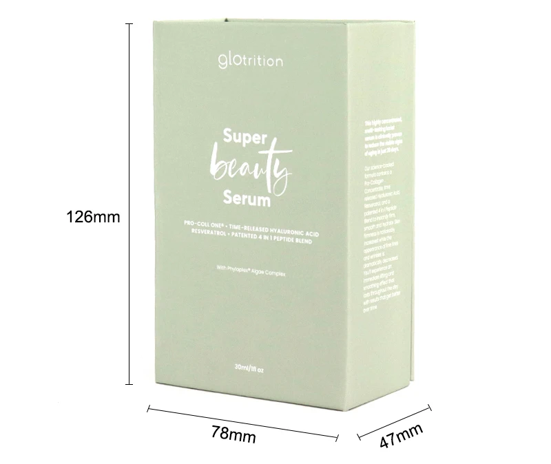 Eco Friendly 30ml Round Cosmetic Packaging - Empty Face Serum Pump Bottle