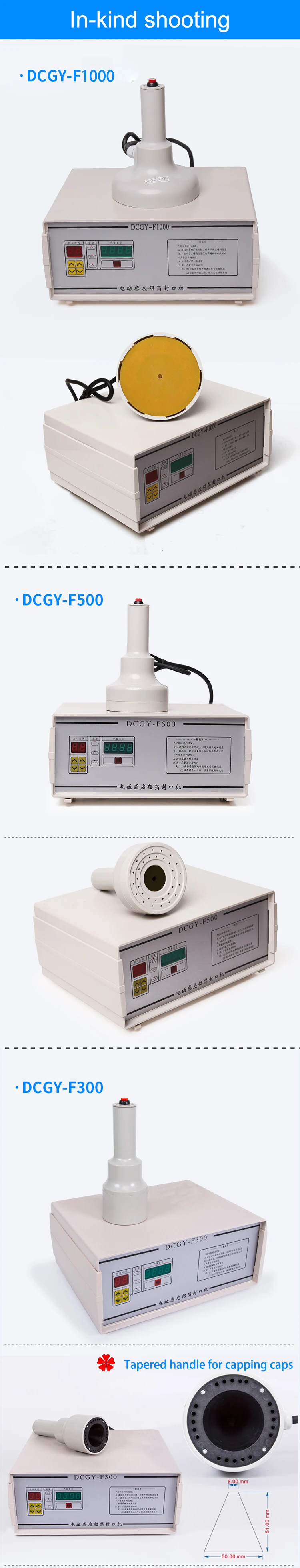 20-100mm Handheld Electromagnetic Induction Sealing Machine Aluminum ...