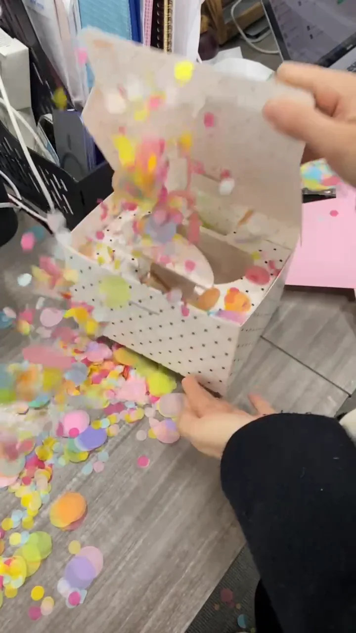 Mini Surprise Box Exploding Confetti Grenade Surprise Birthday Cosmetic ...