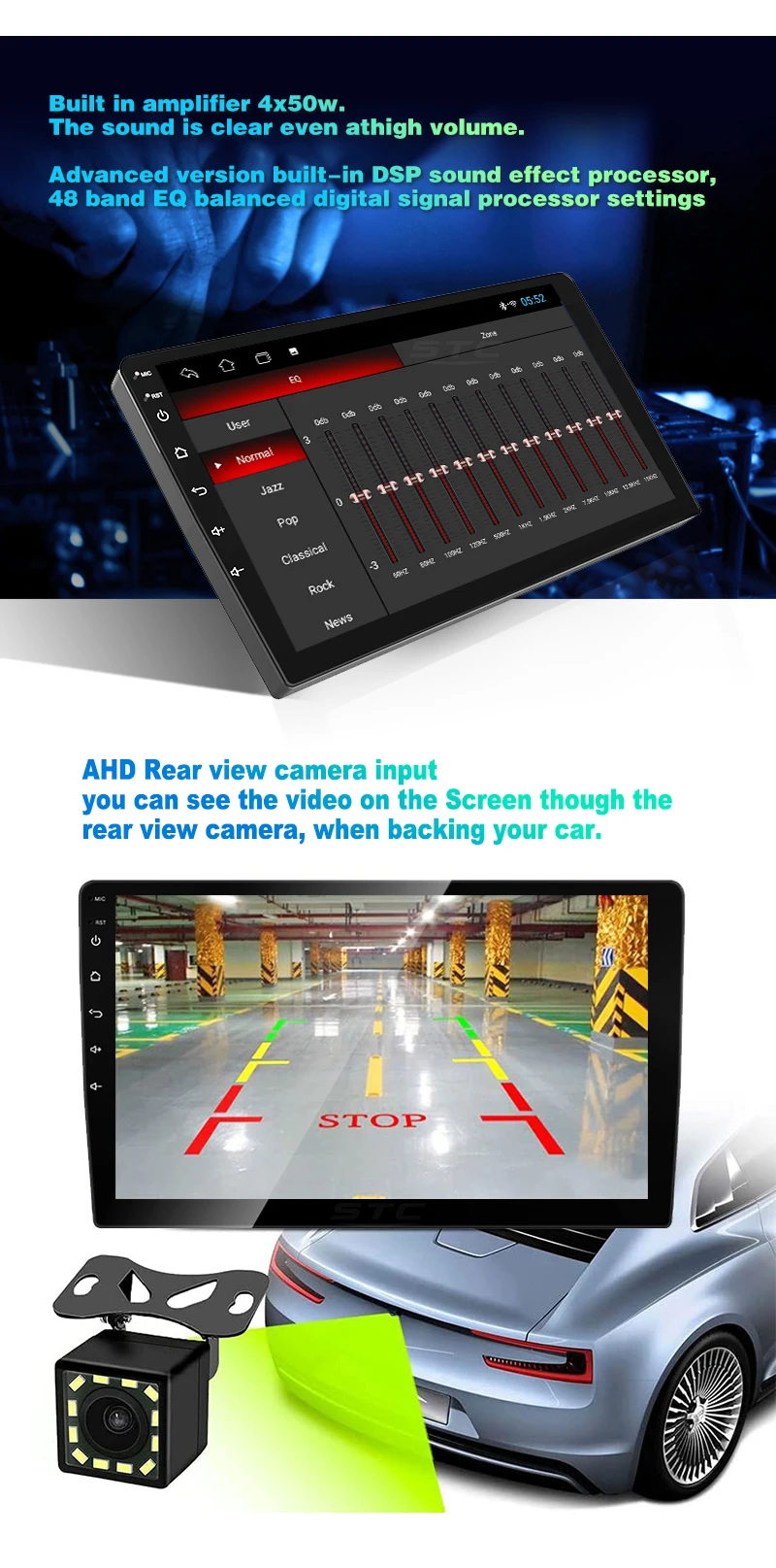 Universal Multimedia Head Unit - 2DIN Android 10.0 Radio
