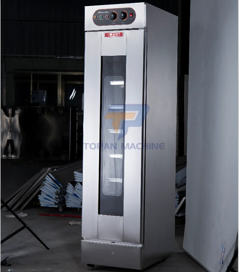 Small Machine Croissant Dough Proofing Cabinet Proofer 18 32 64 Trays ...
