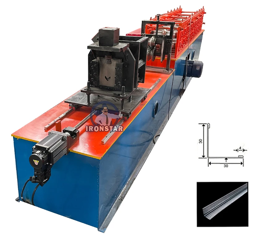 Galvanized Angle And Perforated Corner Bead Roll Forming Machine ...