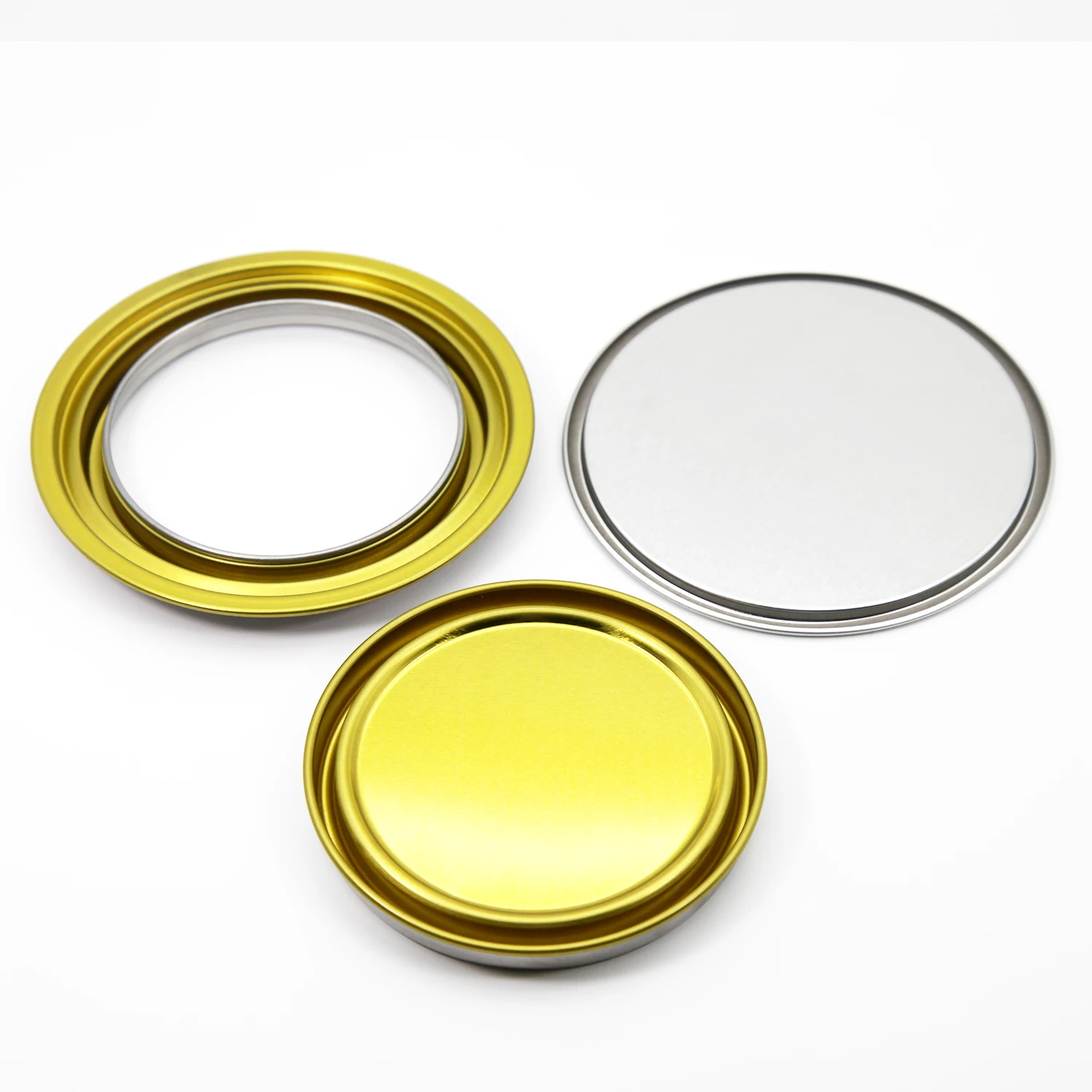 1 Gallon 4l 5l Square Tin Can Components With Metal Snap-off Top ...