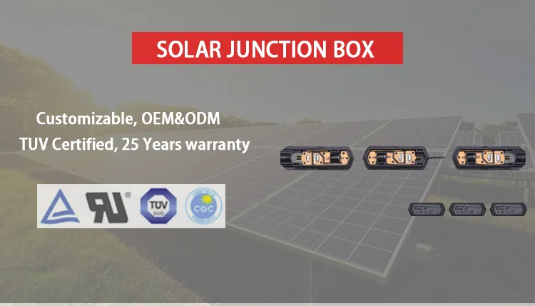 IP68 Solar Panel Junction Box - Reliable Photovoltaic Solution