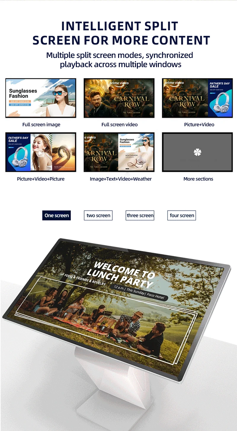 2025 Hot Sale Screen Indoor Smart Interactive Touch Screen Interactive ...