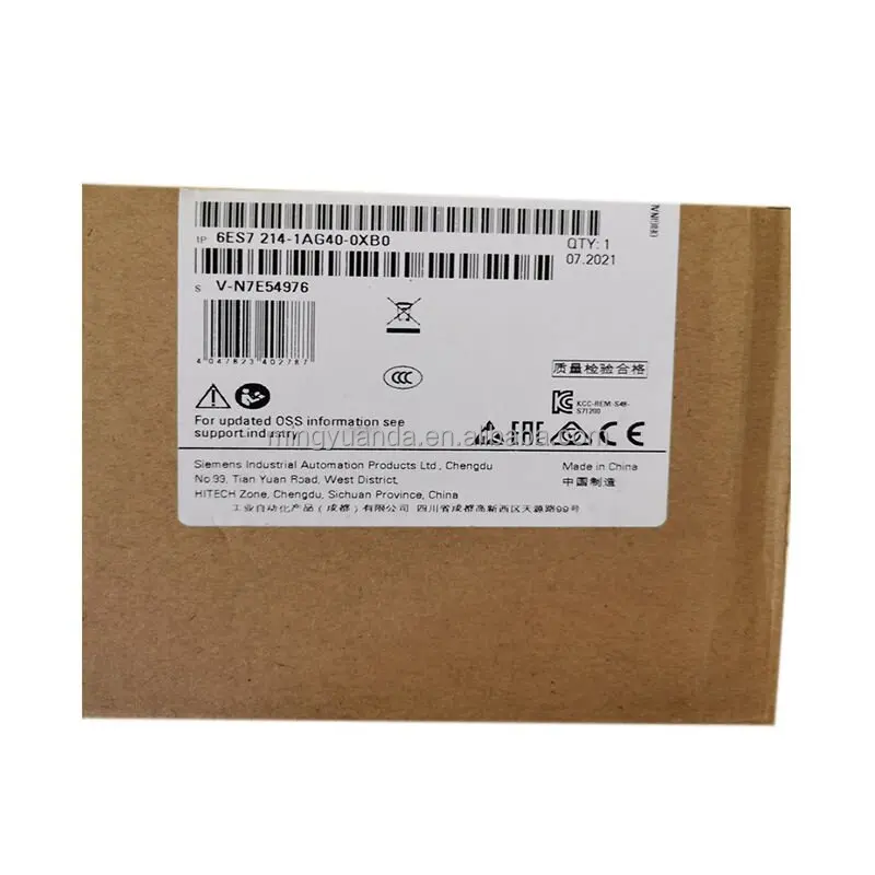 Distributor Siemens Plc S7-1200 1214 Smart Cpu Module 6es7214-1ag40 ...