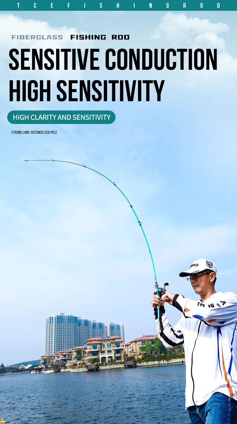 TCE Baitcasting Bass Fishing Rod and Reel Combo Full Set