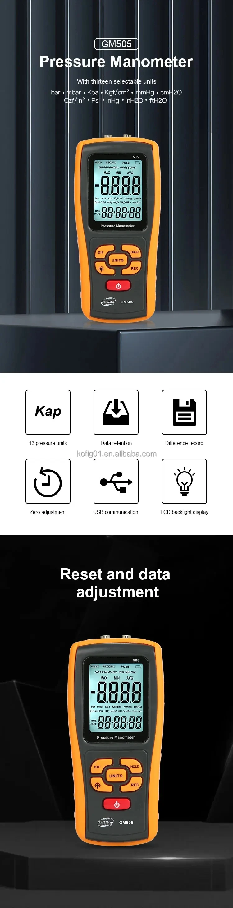 Clean Room Differential Pressure Gauge - Precision & Reliability