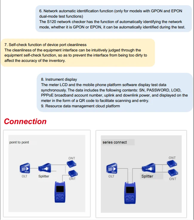 SENTER S120B GPON EPON ONU Router - Network Analyzer Tool
