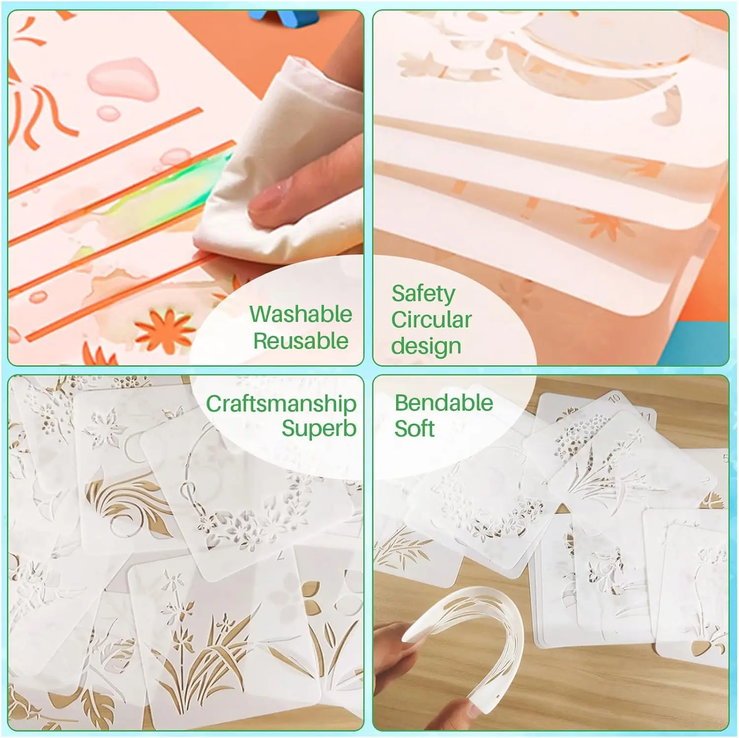 Wholesale Custom Stencil Wall Larger Stencils for Kids DIY Education ...