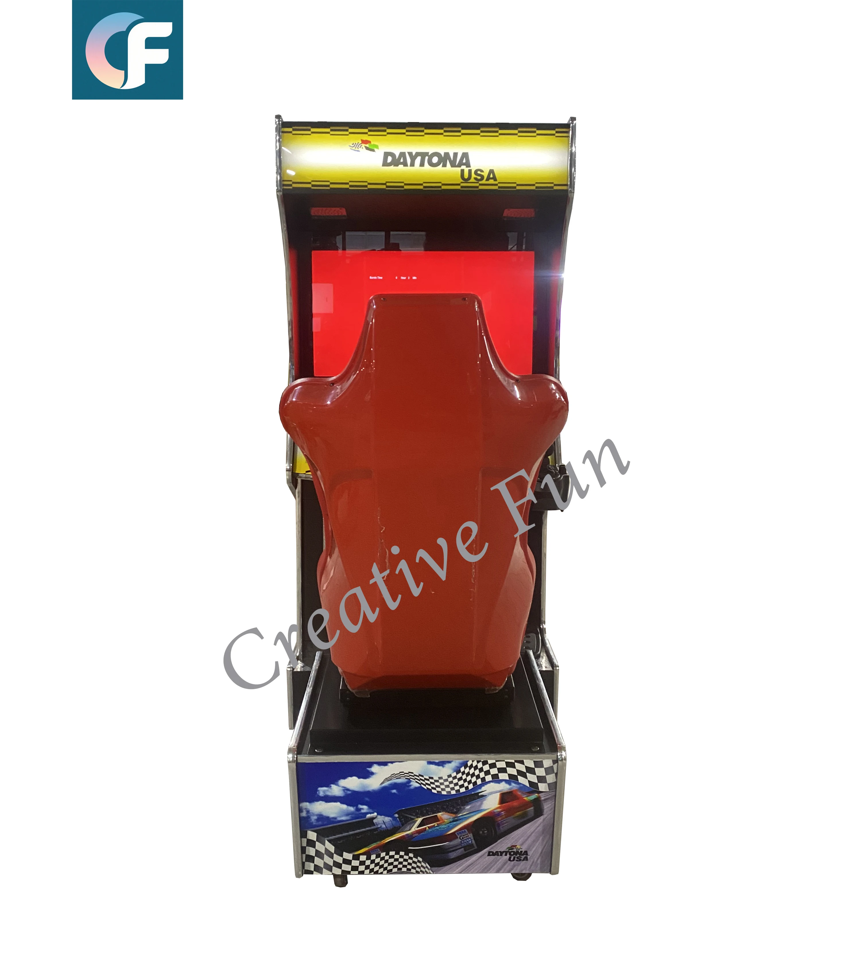 Factory 32 Inch screen Simulator Car Racing Coin Operated Arcade Games ...