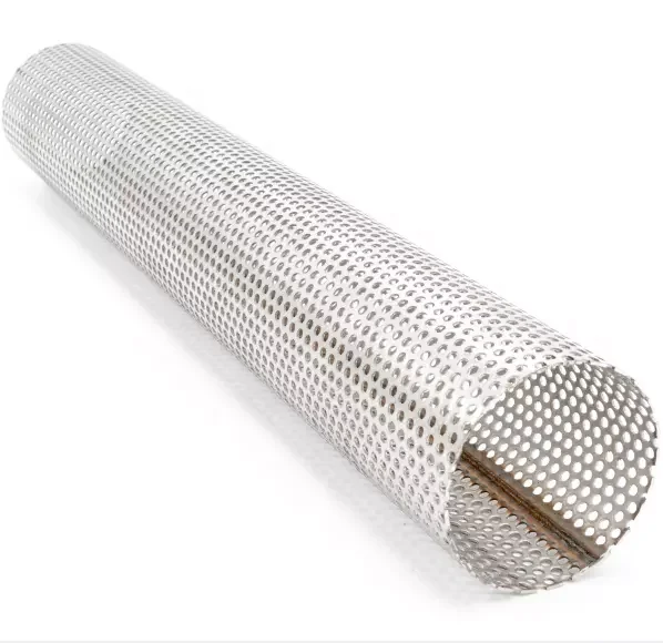 Chinese Factory Perforated Pipe Tube Perforated Metal Tube Aluminum ...