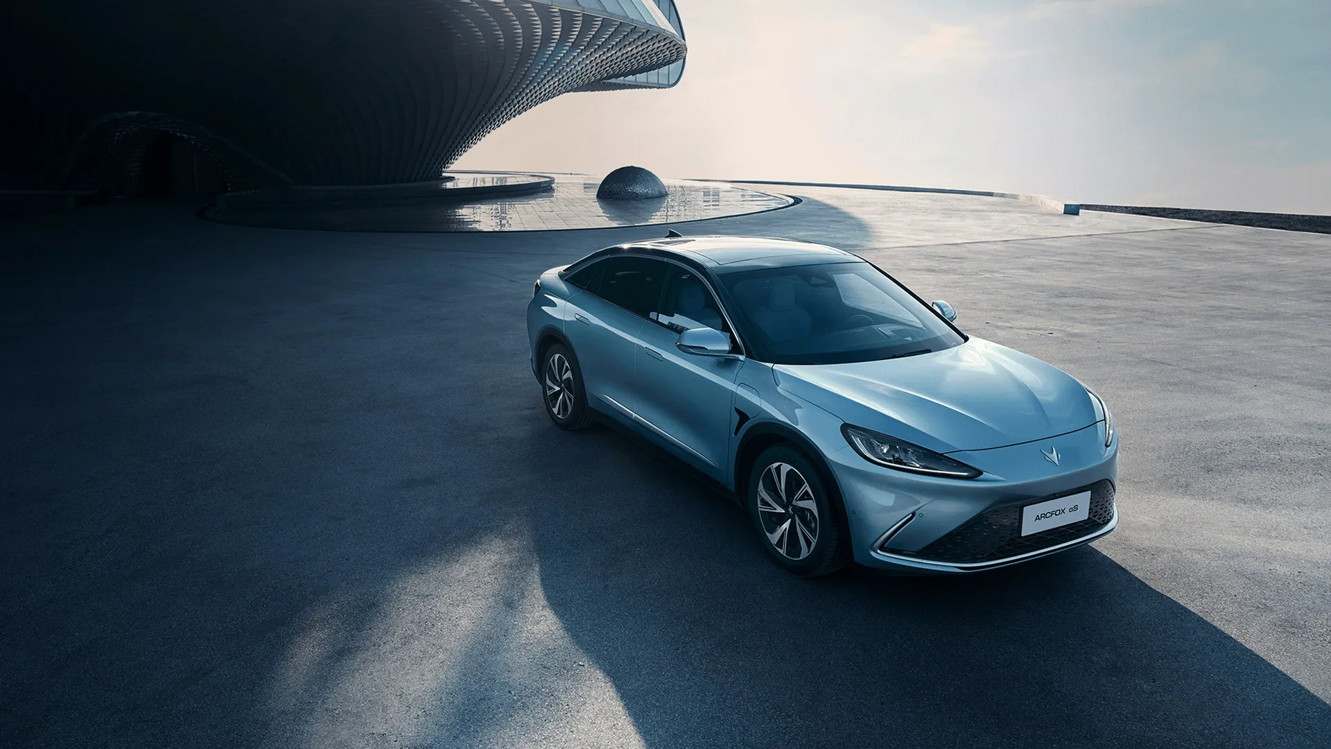 New Energy Electric Vehicle Baic Arcfox Alpha S 735e+ 160kw Ev Car Large Space Hatchback High ...