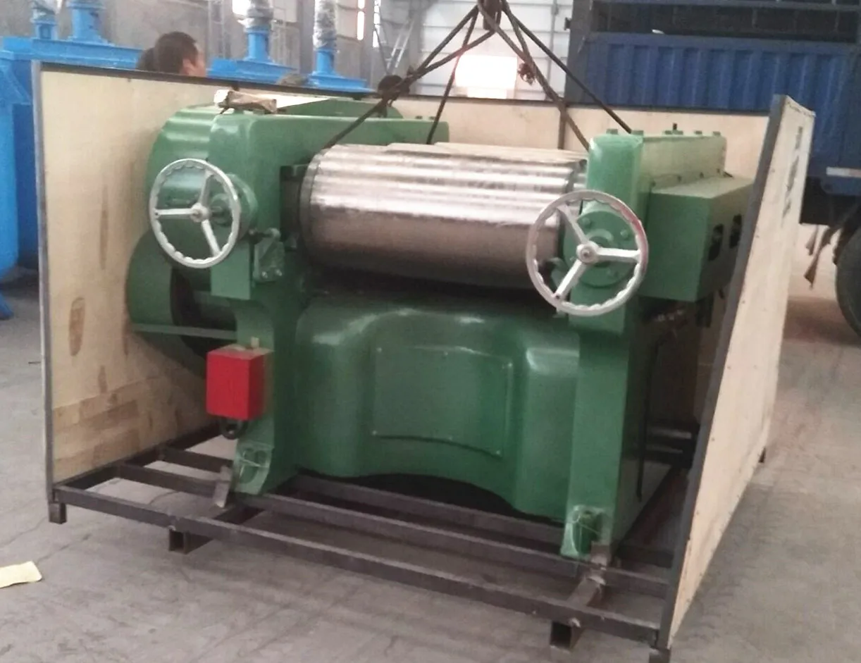 100-200 Kg/hour Printing Ink Triple Roll Grinding Machine Mechanical ...