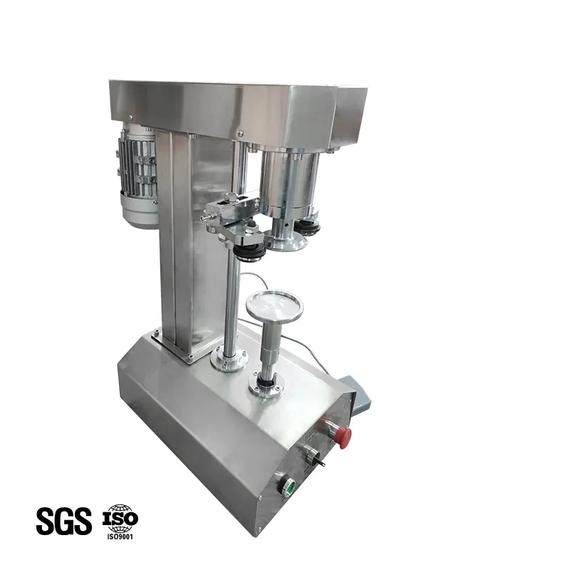 Semi Automatic Tin Can Sealing Machine Small Food Canning Machine For ...