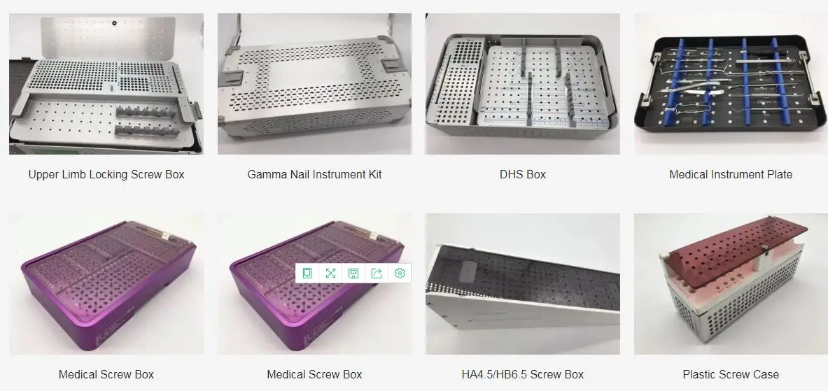 Medical Equipment Surgical Autoclave Stainless Steel Sterile Tray Sterilizer Container ...