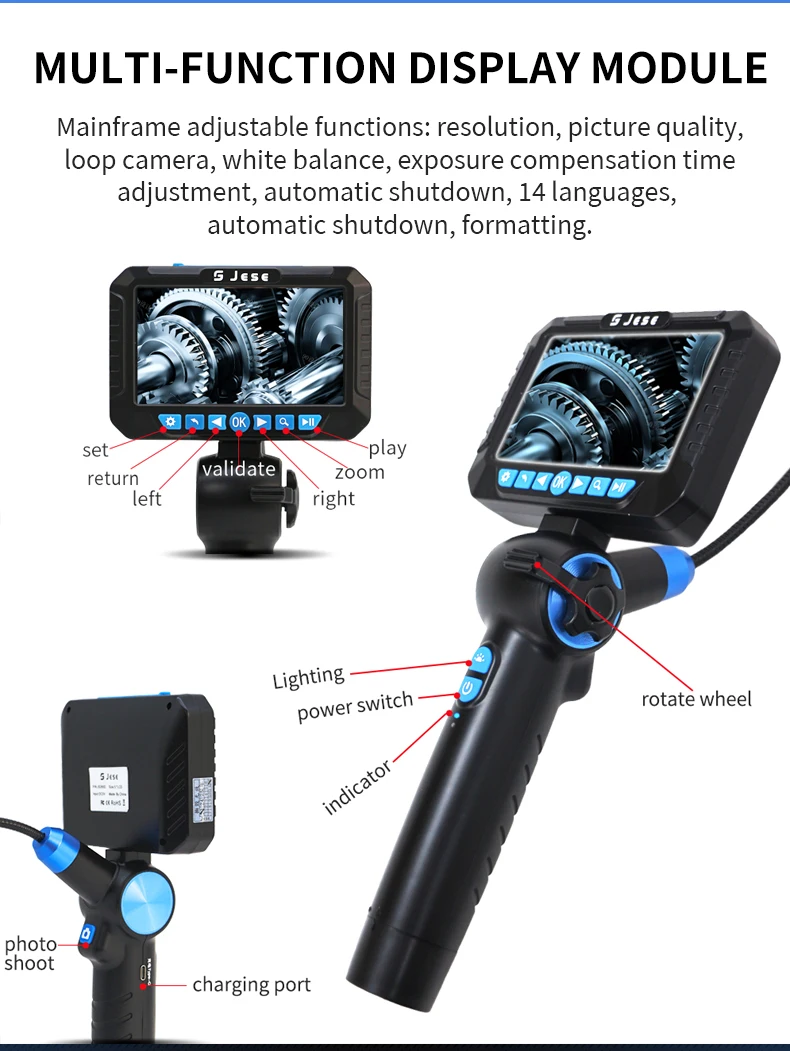 360 Degrees Rotating Endoscope - Precision Inspection Tool