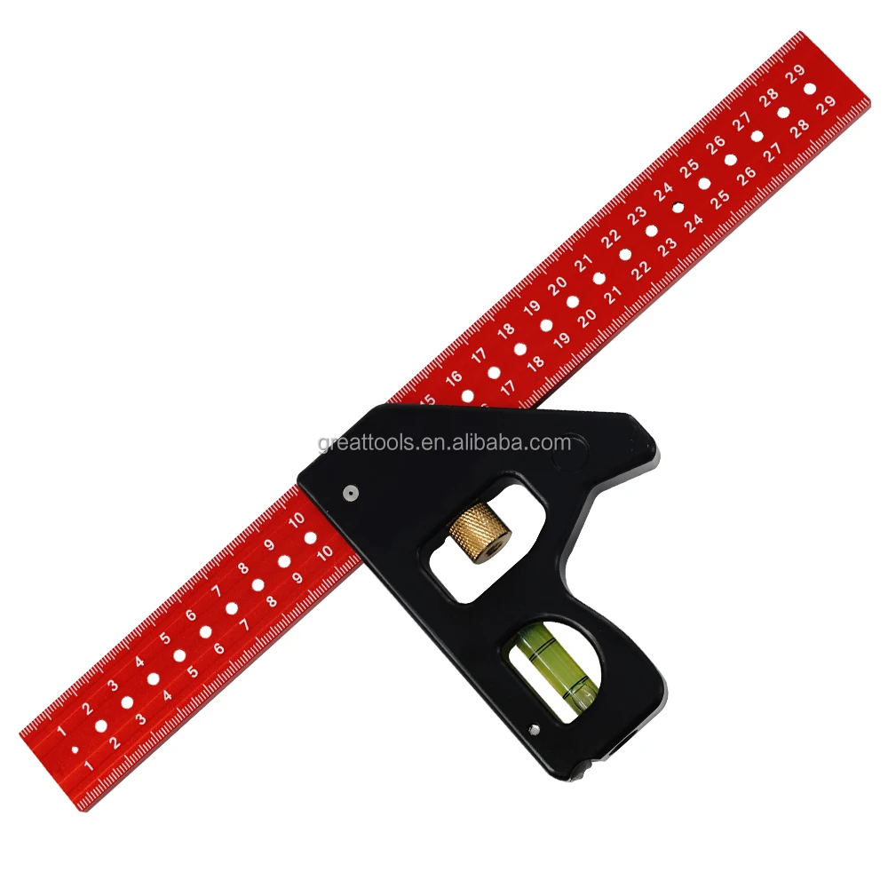 Heavy Duty Woodworking Professional Precision Metal Slide Ruler T Track ...