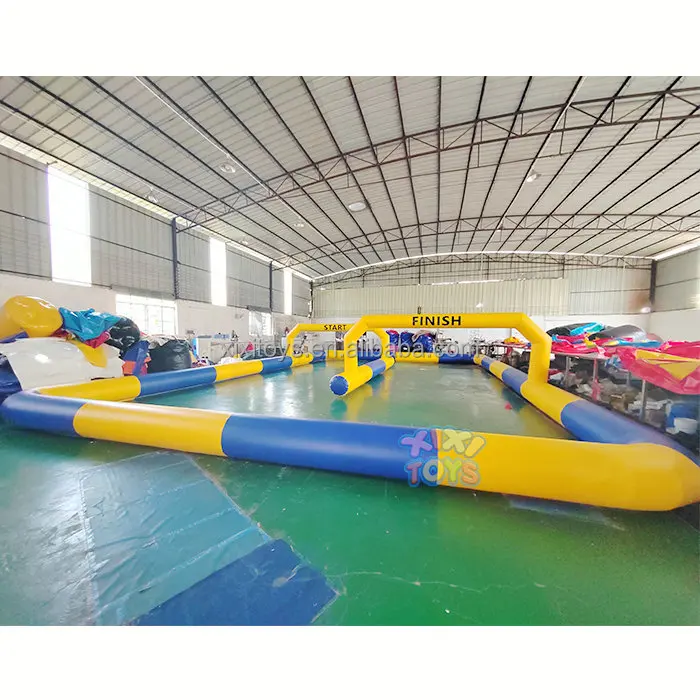 Airtight 7x7m Small Inflatable Go Kart Race Track, Cheap PVC Inflatable ...