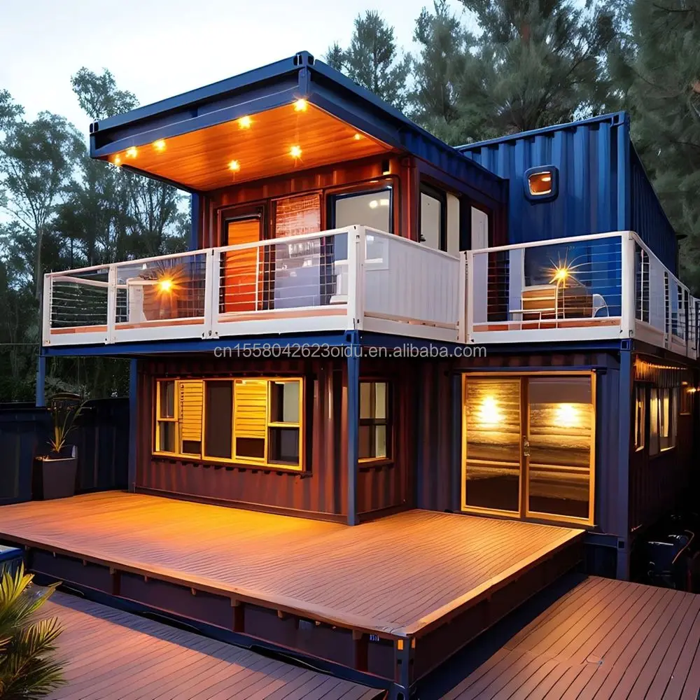 Customizable Double-Storey Container House with Modern Design