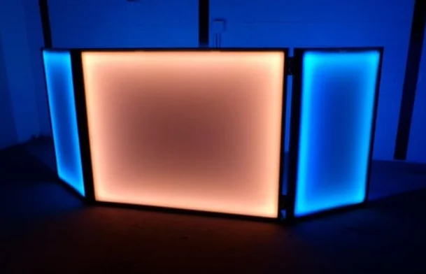 Custom LED Video Wall DJ Booth - Portable & Durable