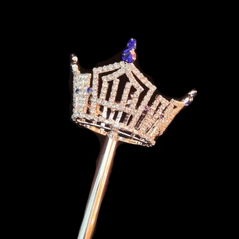 Royal Blue Queen Pageant Scepter - Buy Royal Blue Pageant Scepter,King ...