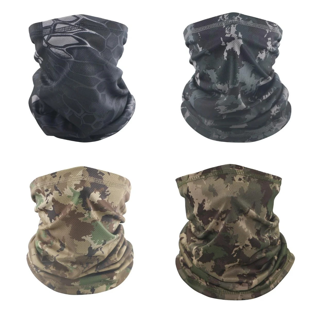 Camouflage Neck Gaiter Face Mask Scarf Men Women Sun Protection ...