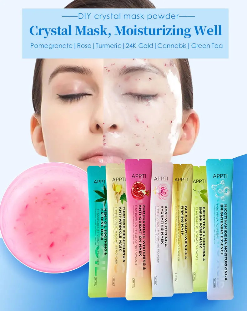 Soft Peel Off Skin Care Beauty Brightening Jelly Mask Face Hydrojelly ...