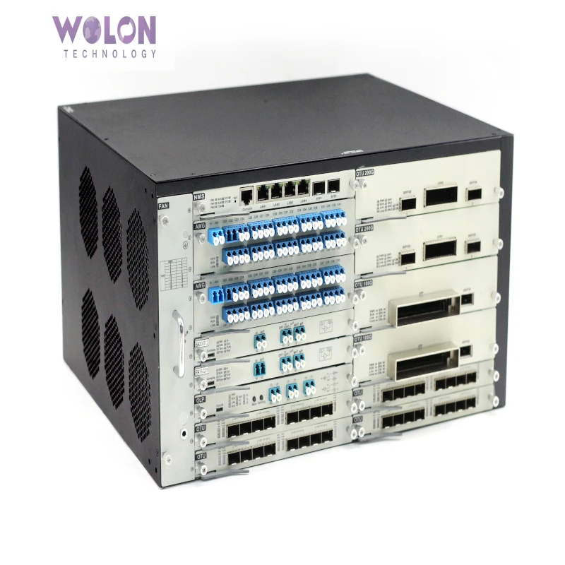 10g/100g Cwdm Dwdm Optical Transponder Platform 5u Rack Data Center Otn Transmission Equipment ...