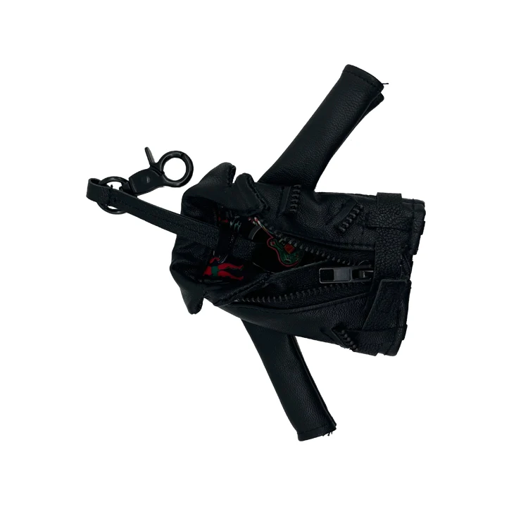 Latest Design Leather Jacket Keychain Toy Custom Mini PU Jacket ...