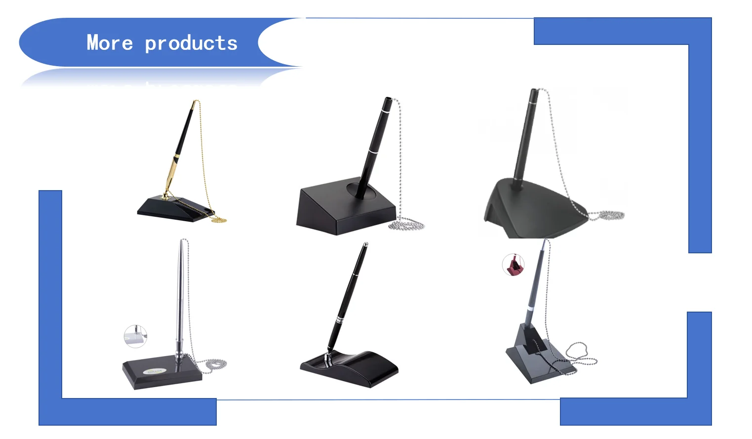 Classical Plastic Table Pen,coil Pen, Desk Pen with Chain for Bank ...