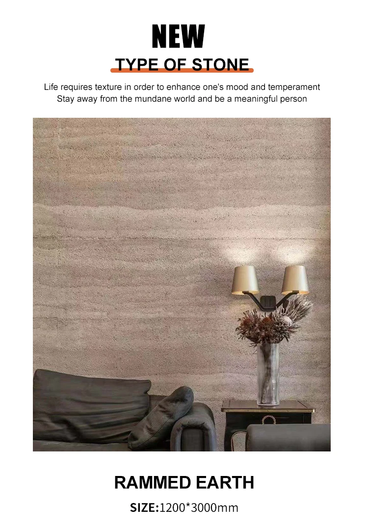 FLEXIBLE TILES MAX RAMMED EARTH - Fire Proof & Eco-friendly