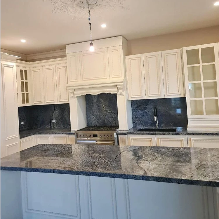 Blue Bahia Granite Countertops for Modern Kitchens - Natural Stone ...