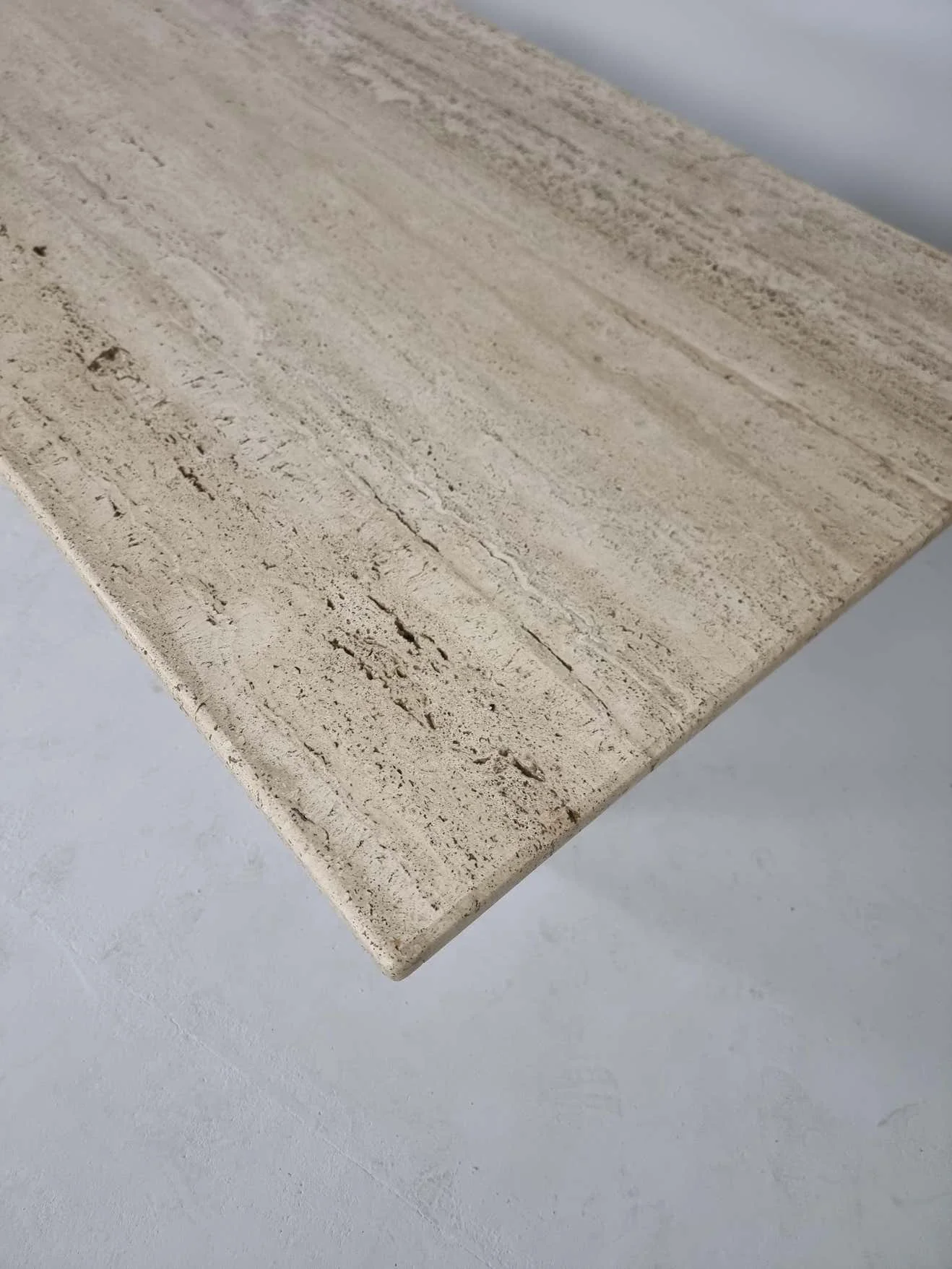 Travertine Ribbed Table Modern Design Dining Room Furniture Travertine ...