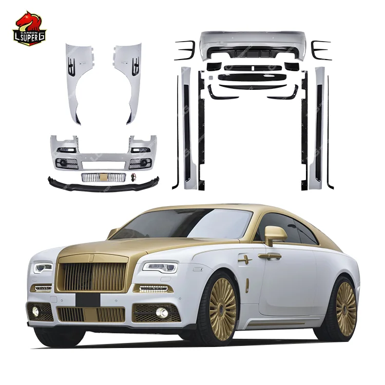 Wraith Upgrade M-style Carbon Fiber Body Kit For Rolls-royce Wraith ...