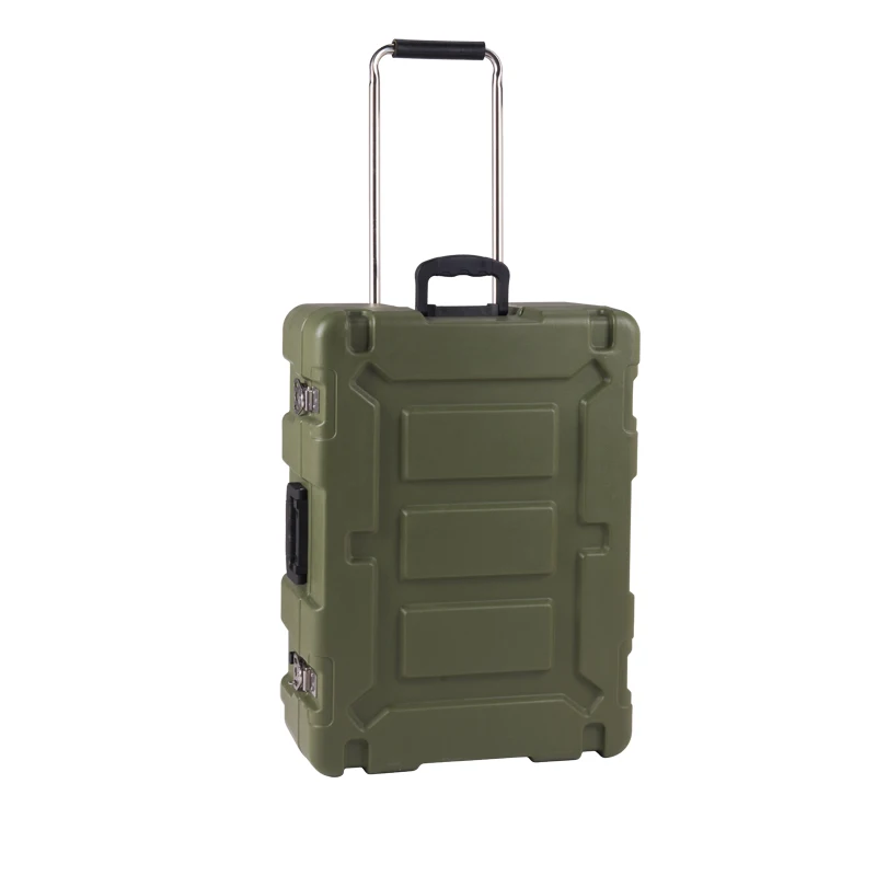 Outdoor Travel Plastic Trolley Box Storage Rotomolding Box With Wheels ...