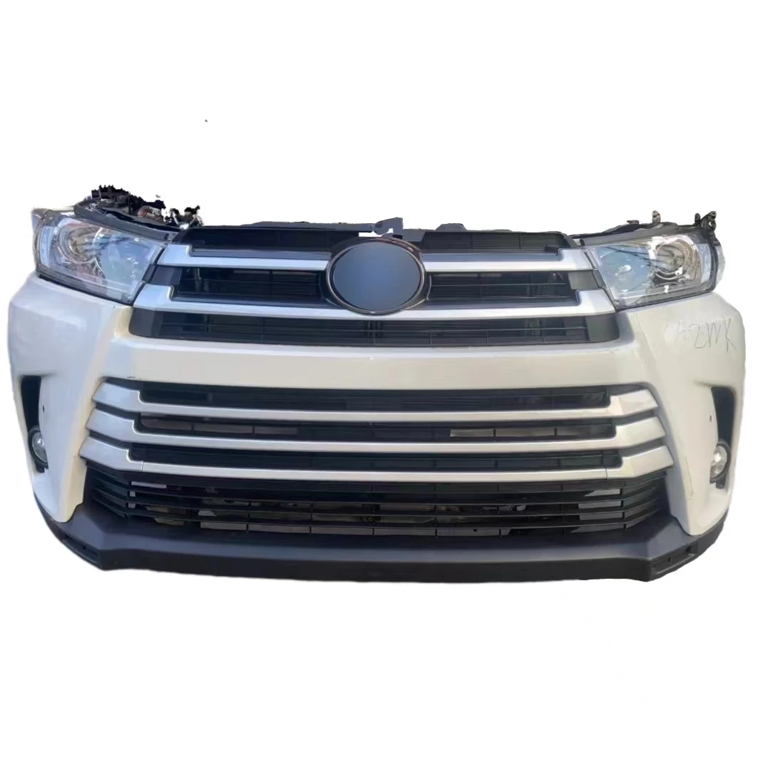 Original Used Front Bumper Assembly and Headlight for Toyota Highlander ...