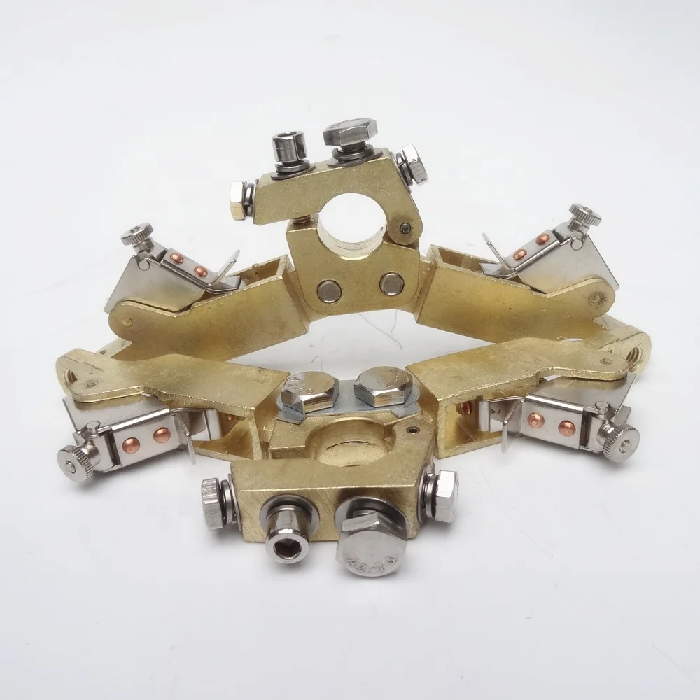 Marine Tail Shaft Slip Ring Grounding Silver Copper Carbon Brush Holder ...