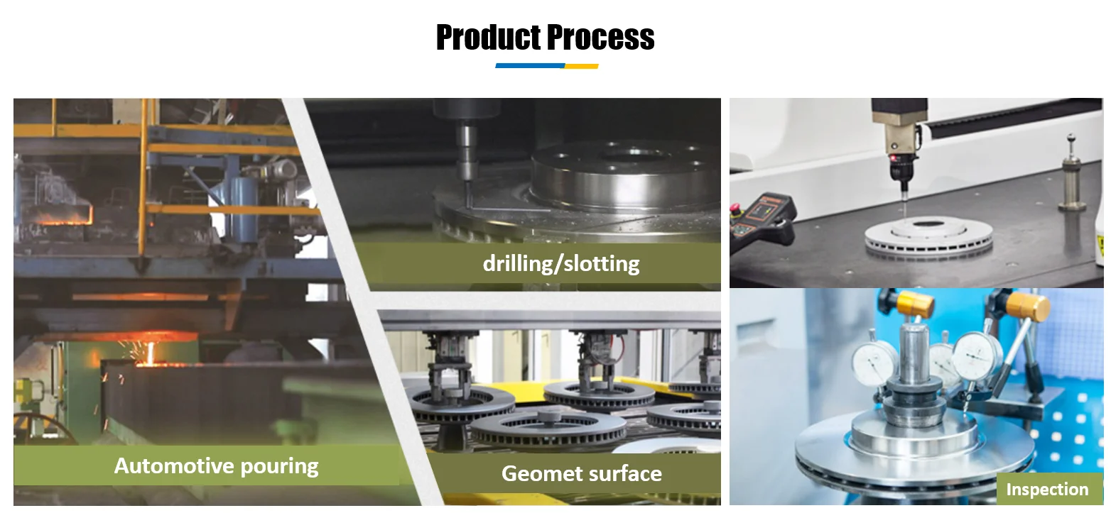 OE 670030935 Purple Brake Rotors for Maserati Gran Turismo 6 Disc