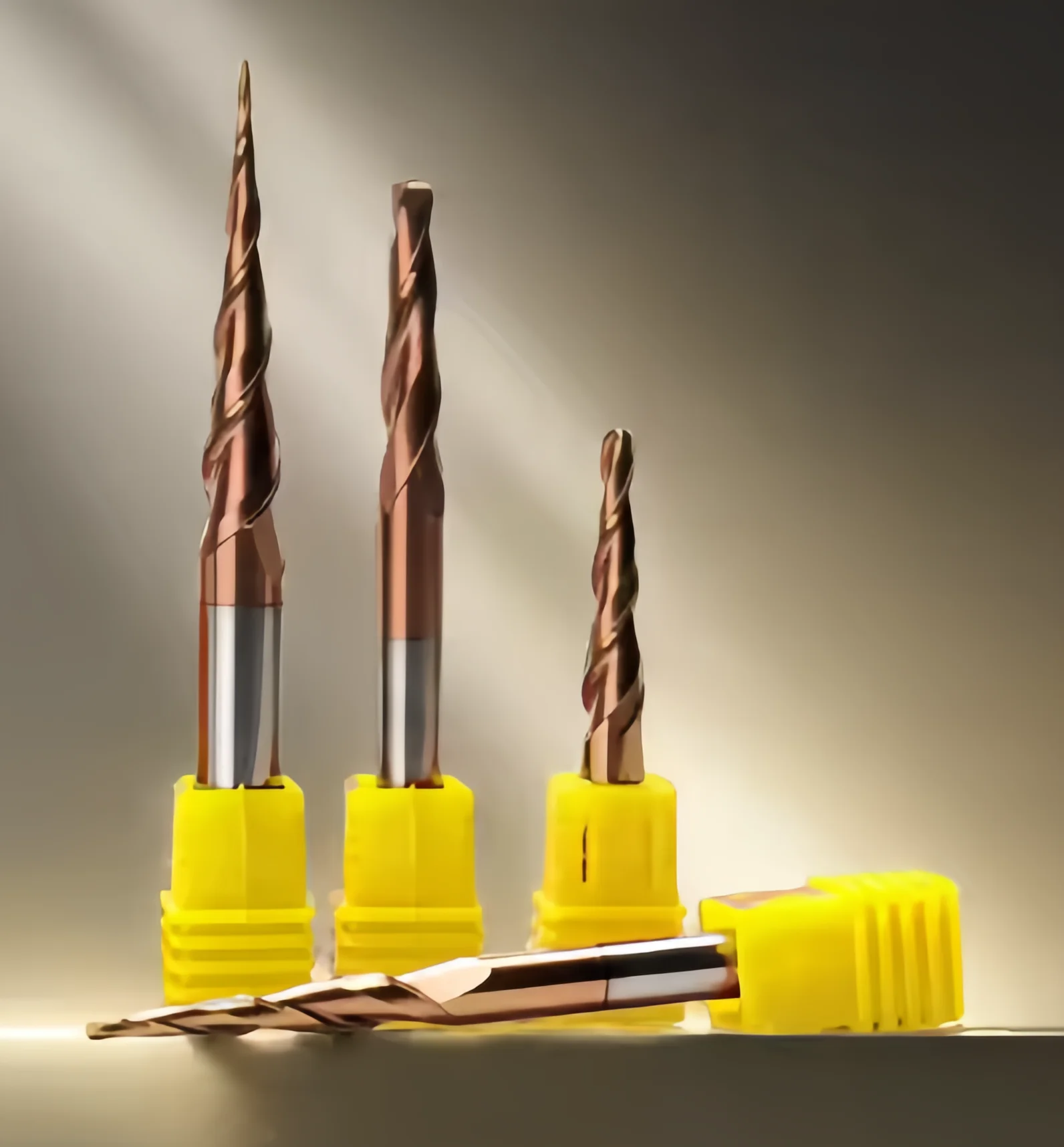 Popular Hot Sales CNC Router Bit Carbide Conical Ball Nose End Mill ...