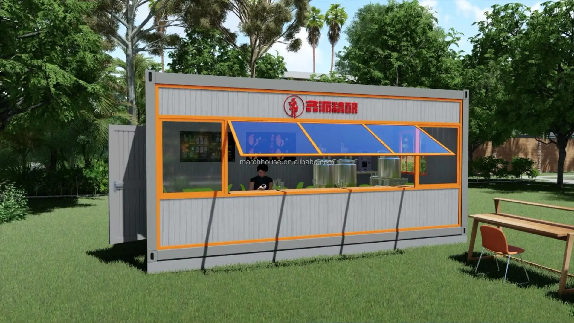 Movable Shipping Container Shops For Sale Bar Container Mobile Coffee ...