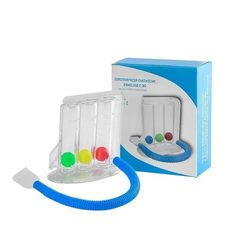 Respiratory Spirometry Lung Function Improvement Trainer With 3 Balls ...