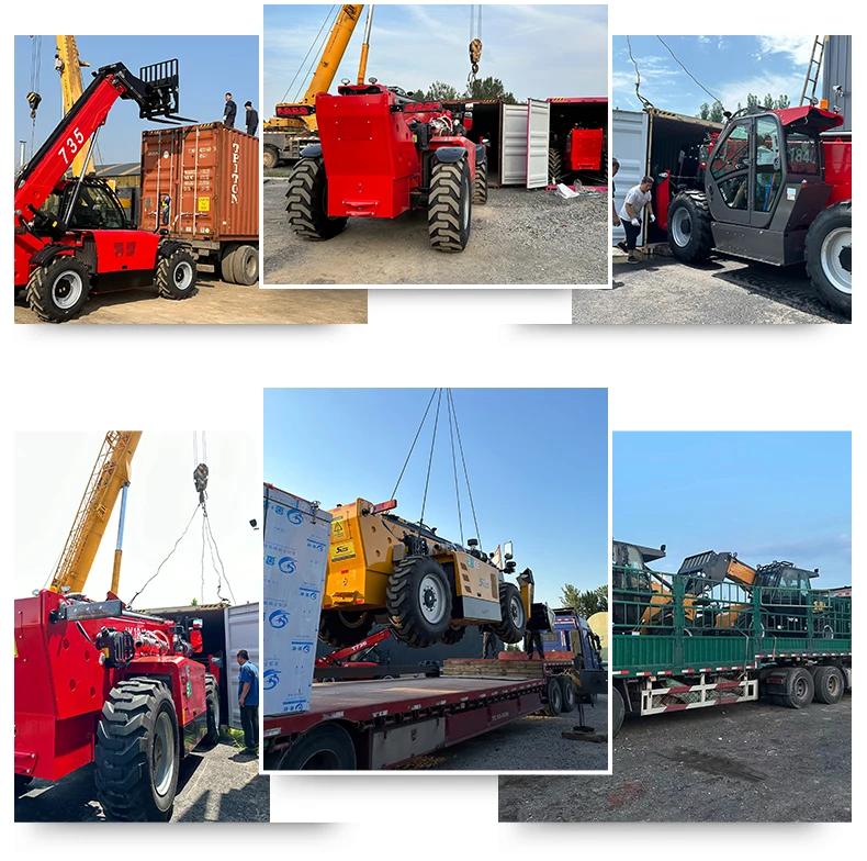 Micro Small Forklift Telehandler 2,5t Telescopic Forklift Mini ...