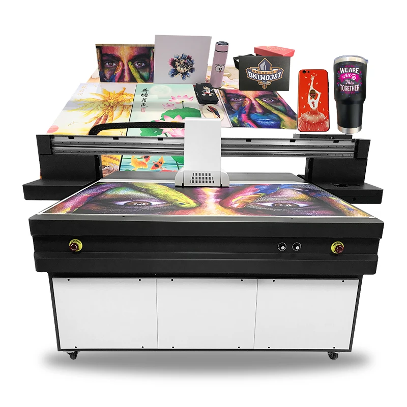 Jucolor Automatic Industrial Inkjet Flatbed Large Uv Printer 18/12 ...