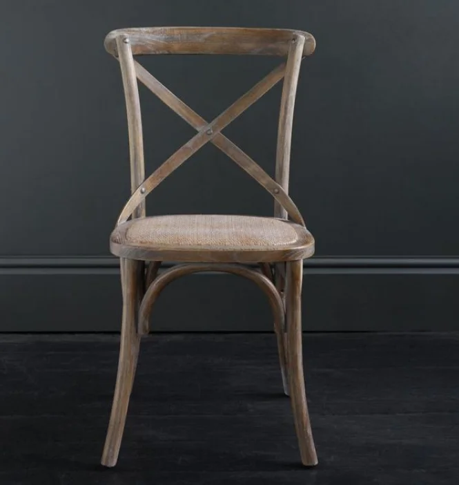 Wholesale Stackable Beech Oak Crossback Chairs for Modern Dining
