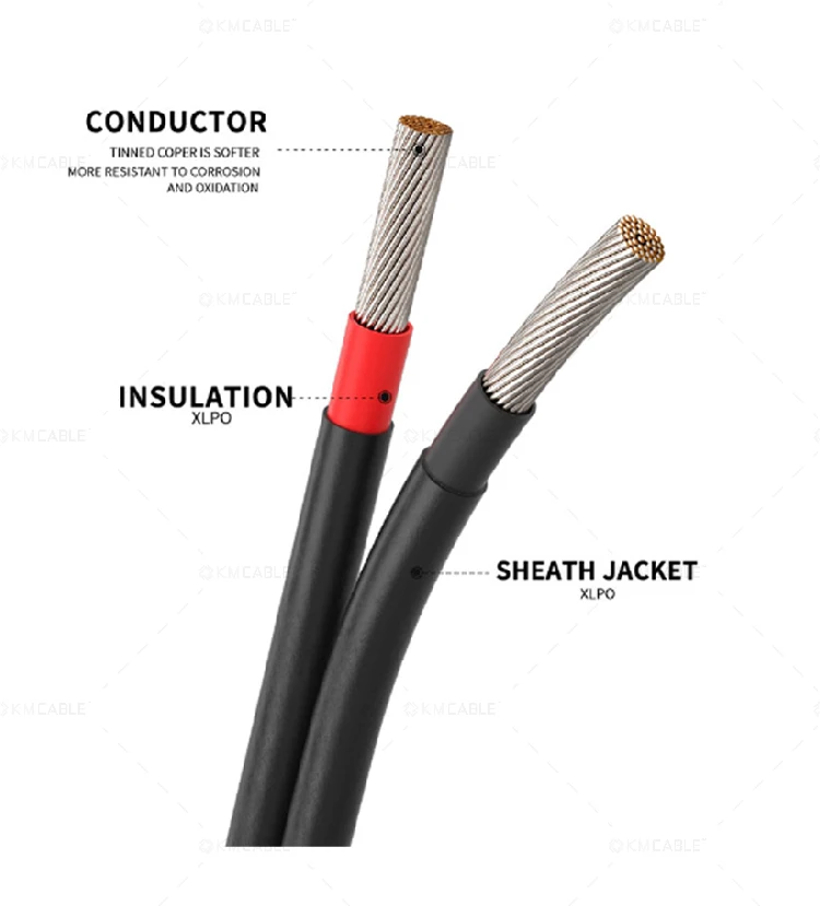 KMCABLE Solar Wire - Reliable DC Power Cables for Solar Systems
